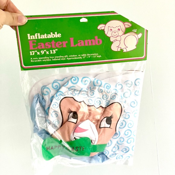 Vintage | Accents | Vintage 7s Inflatable Lamb Decoration Decor Nip ...